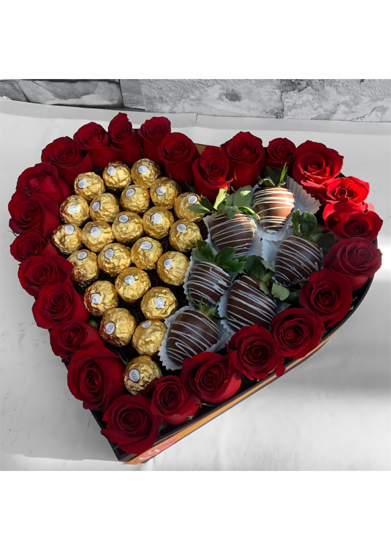 Corazón bello – Florería RoseLove